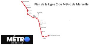 Plan Metro Marseille - Métro Marseille
